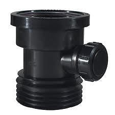 McAlpine Drain Conn.C/W Boss BLACK DC1-BL-BO – Plumbcall Official